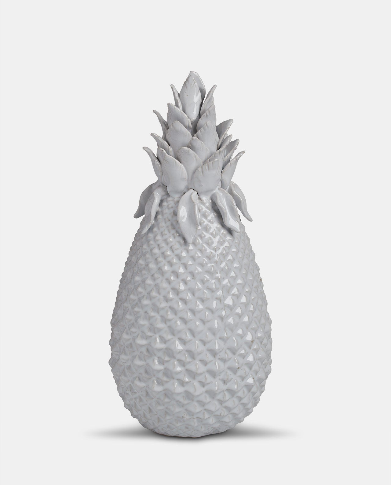 White Ceramic Pineapple